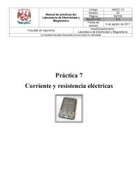 Practica 7 Electricidad y Magnetismo - Docsity
