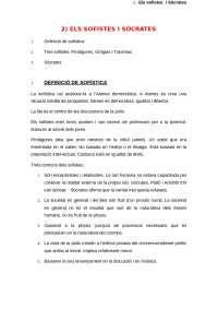 Sofística - Docsity