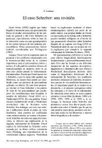 El caso Schreber: una revisión - Docsity