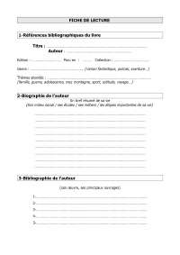 Fiche de lecture: Références bibliographiques du livre - Docsity