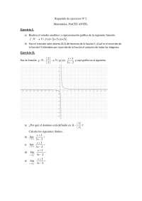 Ejercicios funciones - Docsity
