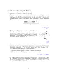 Esercizi di fisica sperimentale | Esercizi di Fisica Sperimentale | Docsity