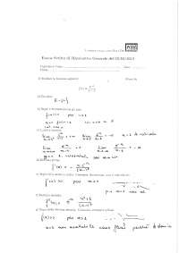 Matematica generale soluzione compito-3-06-2019 - Docsity