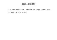 Top model poster a color - Docsity