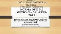Norma oficial mexicana 011 STPS - Docsity