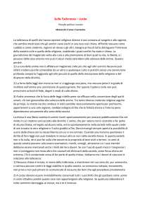 Sulla Tolleranza - Locke - Docsity