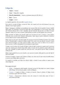 "Edipo Re": riassunto - Docsity