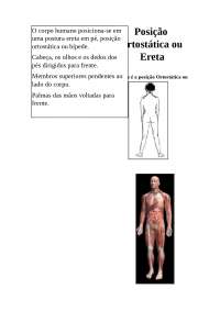Posição Ortostática e reto - Docsity