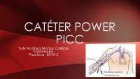 Cateter power picc y cuidados de enfermeria | Diapositivas de Biología ...