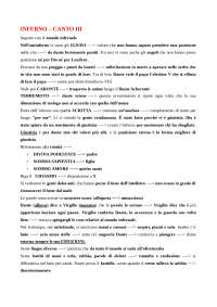 INFERNO CANTO 3 - DANTE ALIGHIERI - DIVINA COMMEDIA - Docsity