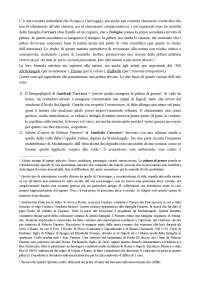 I Carracci e Caravaggio - Docsity