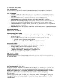 Literatura romantica, realista y naturalista - Docsity