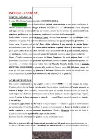 INFERNO CANTO XV (15) - DANTE ALIGHIERI - DIVINA COMMEDIA - Docsity