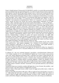 INFERNO CANTO XV - DANTE ALIGHIERI - Docsity