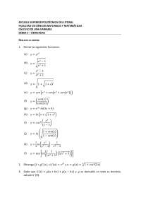 Ejercicios una variable - Docsity