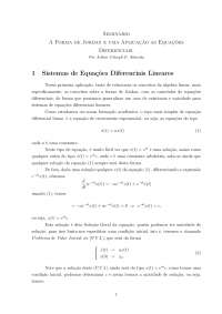 Aplicações da Forma Canônica de Jordan - Docsity