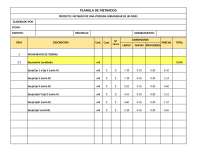 Metrados en edificaciones | Ejercicios de Construcción - Docsity