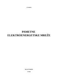PAMETNE ELEKTROENERGETSKE MREZE | Maturalni radovi' predlog Računarstvo i informatika | Docsity