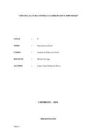 Funciones basicas de excel - Docsity