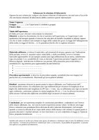 Schema relazione fisica - Docsity