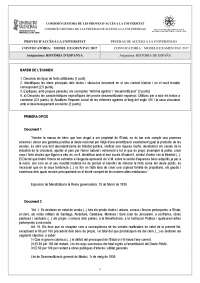 Selectivo historia 2017 | Exámenes selectividad de Historia de España ...