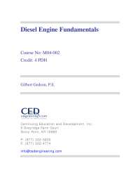 Diesel Engine Fundamentals - Docsity