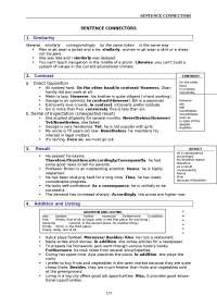 Connector in grammar - Docsity