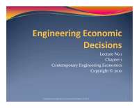 Basics of Engineering Economics - Docsity