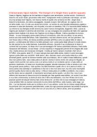 Chimamanda Ngozi Adichie, The Danger of a Single Story | Appunti di ...