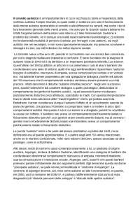 Il cervello autistico - Docsity