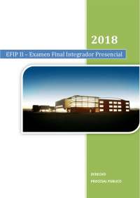 Material estudio EFIP 2 Universidad Siglo 21 Procesal Publico - Docsity