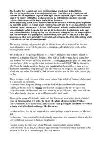 The Dead: James Joyces, riassunto | Appunti di Inglese | Docsity