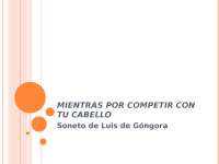 Mientras por competir con tu cabello - Docsity