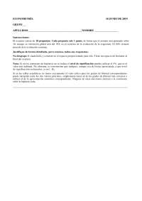 Examen Econometría de la universidad de Valencia | Exámenes de Econometría | Docsity