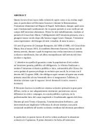 Abstract tesi di laurea - Docsity