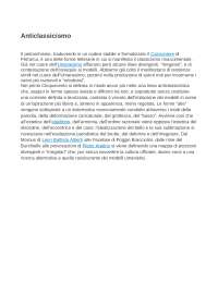 Spiegazione anticlassicismo (e petrararchismo) - Docsity