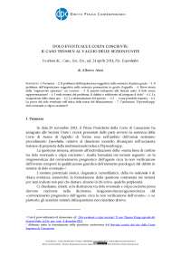 Caso Thyssen fra dolo eventuale e colpa cosciente - Docsity