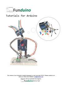Arduino tutorials for beginner - Docsity