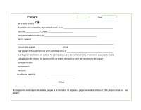 Ejemplo de Pagare, cheque, letra de c | Ejercicios de Derecho | Docsity