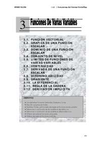 Calculo de Varias Variables - Docsity