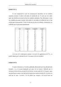 Ejercicios complementarios Tema 5 Estadística II - Docsity