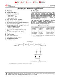 Datasheet CD40106B CMOS - Docsity