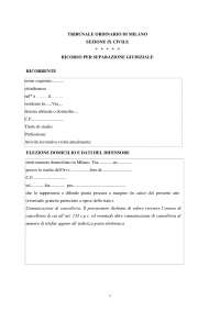 Modello ricorso prefetto - Docsity