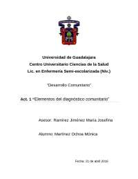 Elementos de Dx comunitario - Docsity