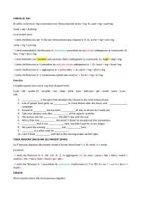 Present simple e present continuos | Esercizi di Lingua Inglese | Docsity