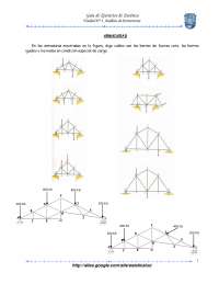Armaduras estáticas | Ejercicios de Estática | Docsity