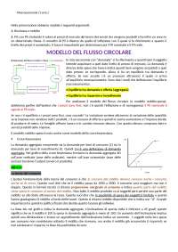 Il modello del flusso circolare - Docsity