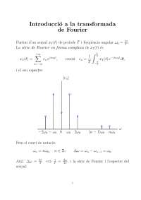 Introduccion transformada fourier - Docsity