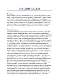 Benjamin Kallay životopis,sve o Benjaminu Kallay-u | Skripte' predlog ...