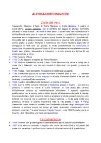 Alessandro Manzoni Riassunto completo | Appunti di Italiano | Docsity